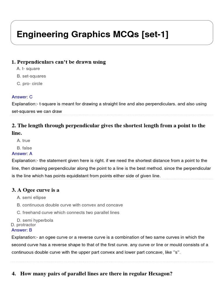 Engineering Graphics 2 | PDF | Ellipse | Perpendicular