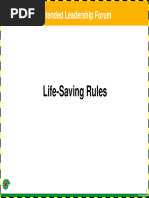 KPI Corporate Life Saving Rules | PDF