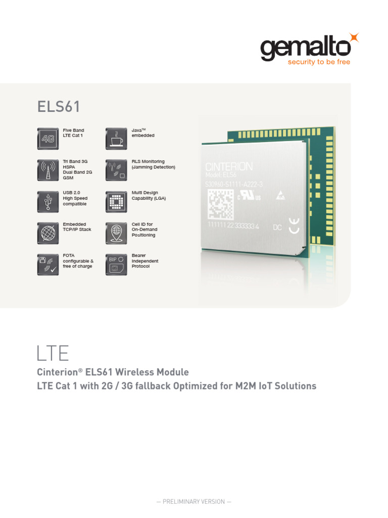 ELS61 Datasheet | PDF | Computers