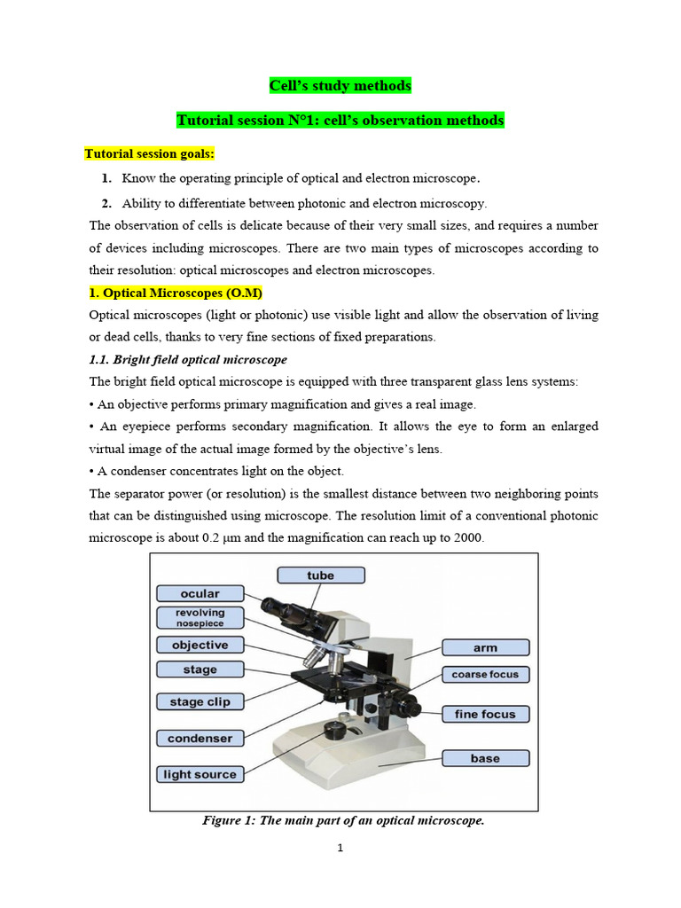 Tutorial Session #1 | PDF