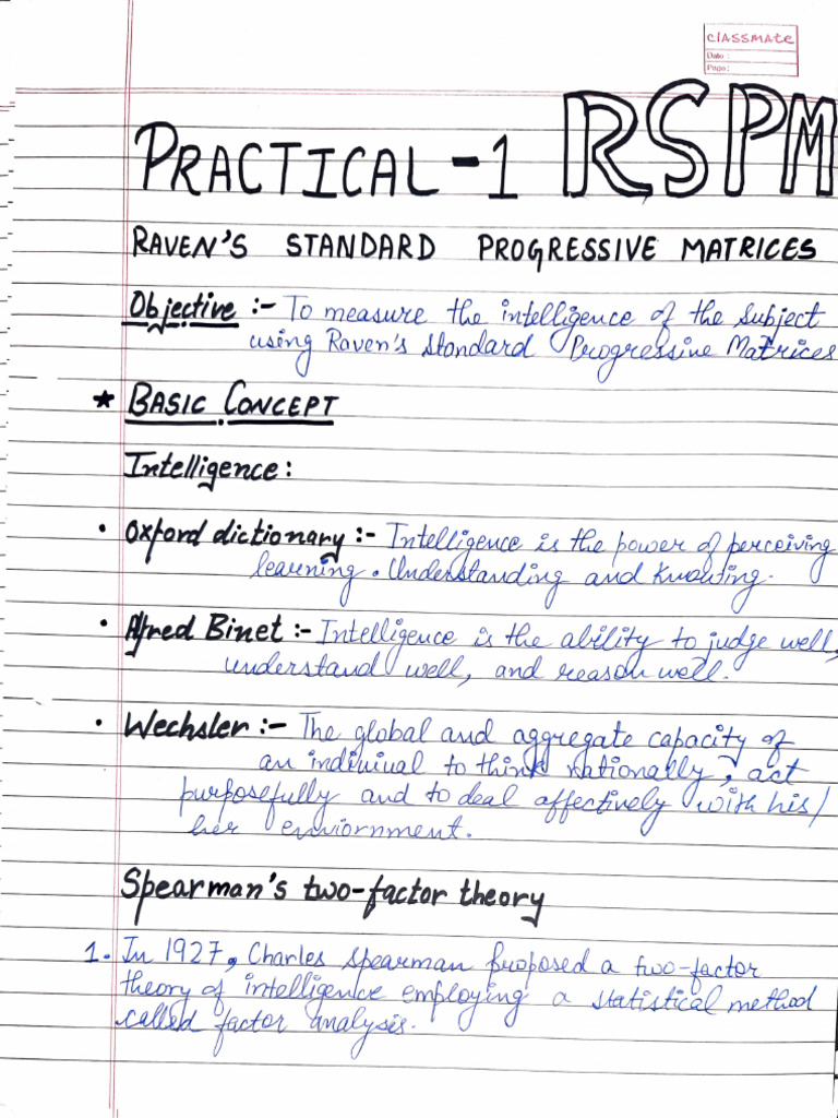 RSPM Practical 2021 | PDF