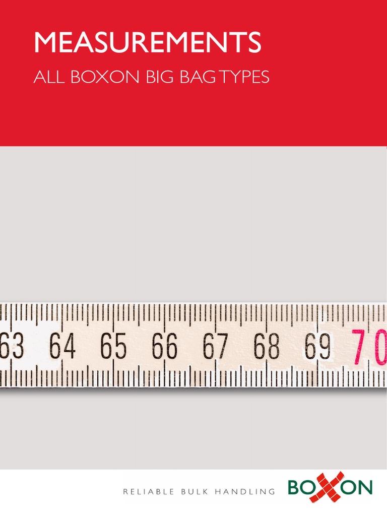 Boxon Big Bag Dimensions Overview | PDF