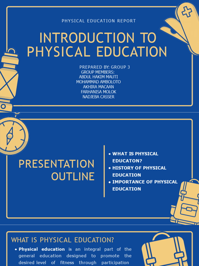 Introduction To Physical Education Group#3 Topic1 | PDF