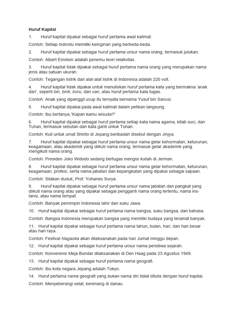 Tugas Ejaan Bahasa Indonesia | PDF | Fiksi Umum