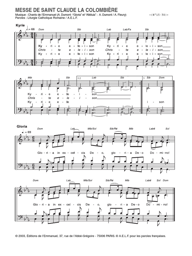 Messe de Saint Claude La Colombiere | PDF | Art
