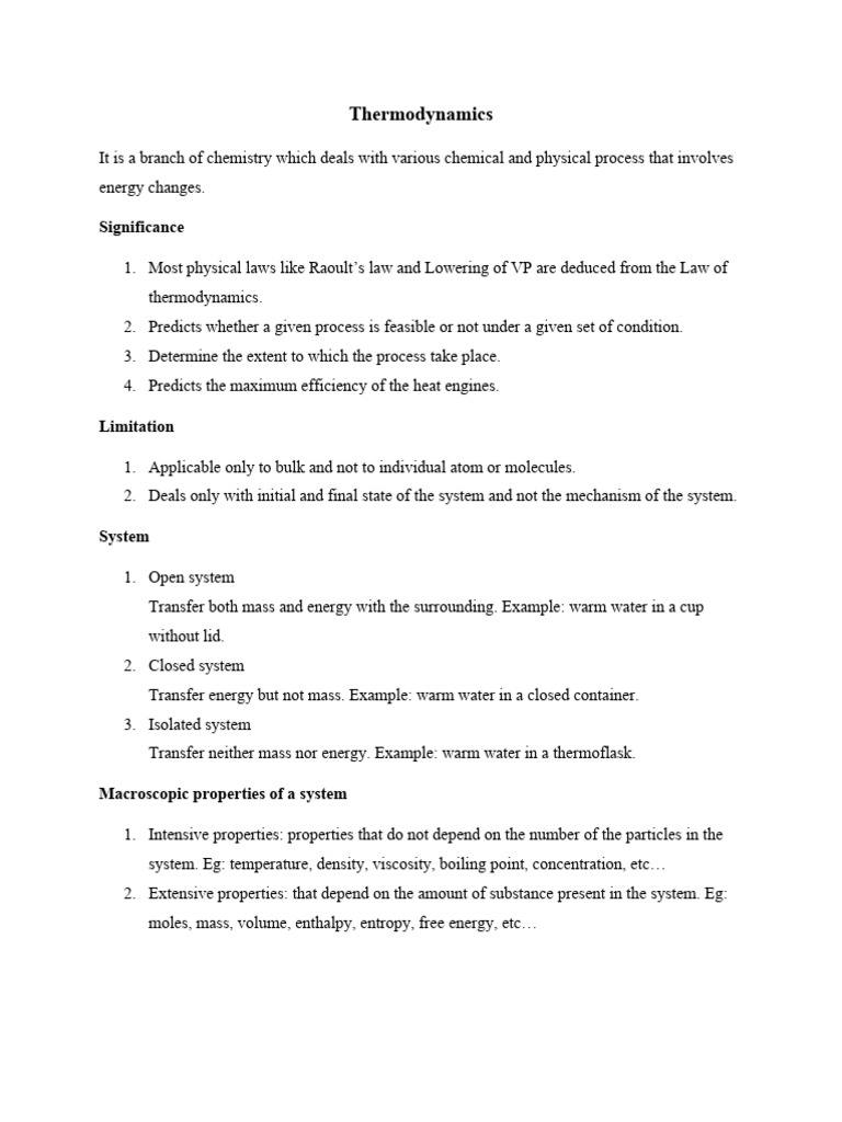 Thermodynamics | PDF | Heat | Thermodynamics