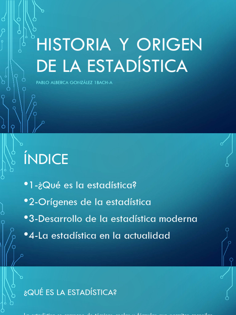 Historia y Origen de La Estadística | Descargar gratis PDF ... Historia y Origen de La Estadística | Descargar gratis PDF ...