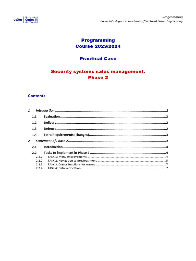 Practical Case - Phase2 | PDF