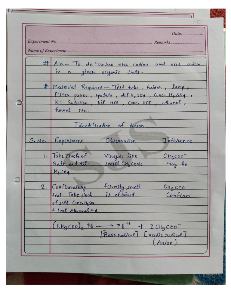 Chemistry File | PDF