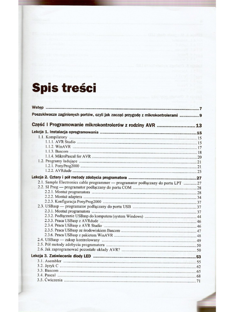 Borkowski Paweł - AVR I ARM7. Programowanie Mikrokontrolerów Dla Każdego | PDF