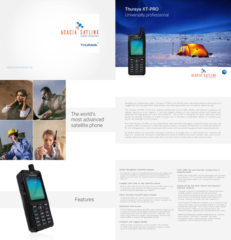 XT PRO Detailed Brochure | PDF | Information And Communications ...