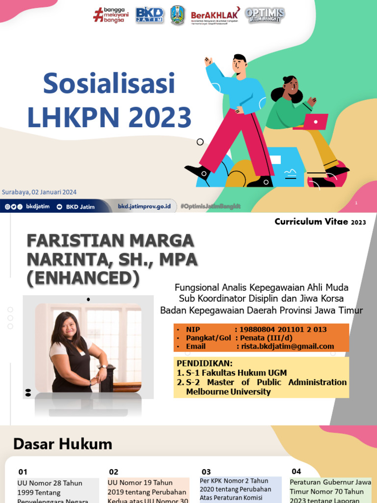 Sosialisasi LHKPN 2023 V1 - Update | PDF