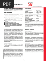 TDS - Proofex HDPE B 135 - ASIA | PDF | Concrete | Membrane