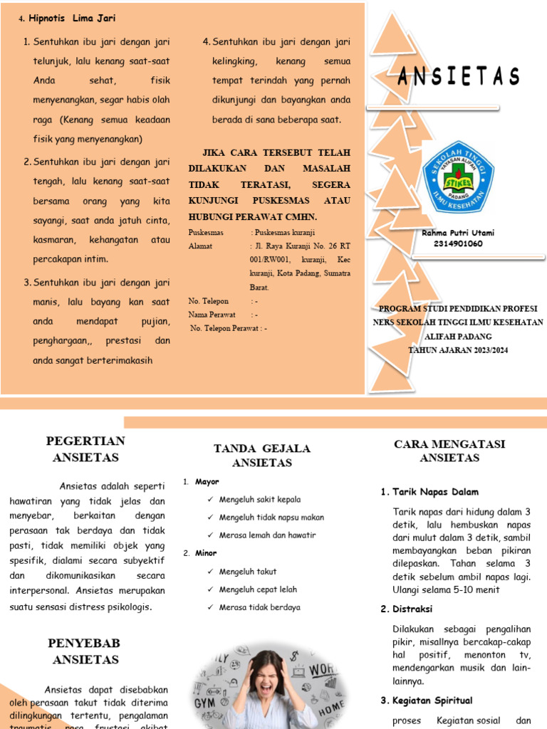 Mengatasi Ansietas dengan Hipnotis | PDF