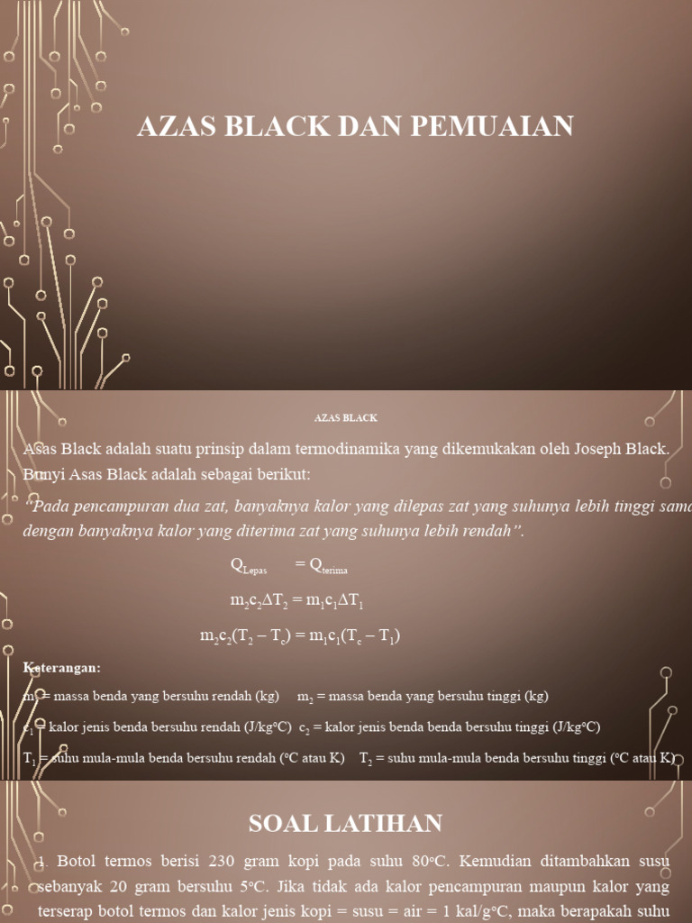 Azas Black | PDF | Sains & Matematika