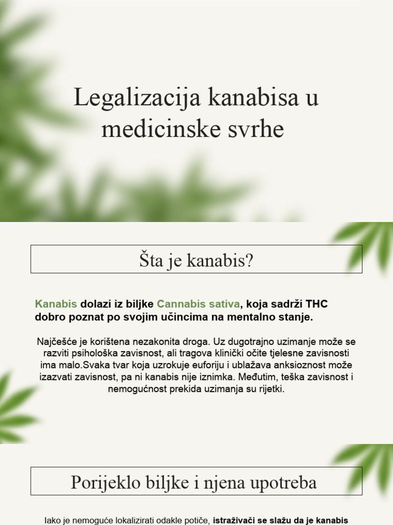 Legalizacija Kanabisa | PDF