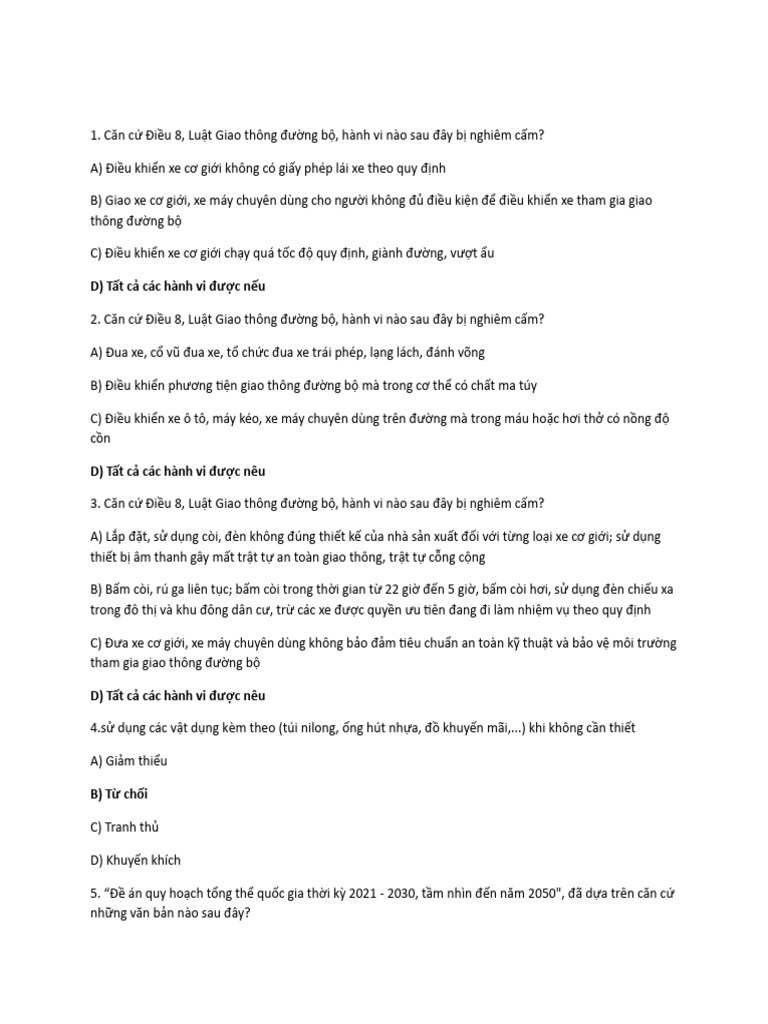 trắc nghiệm shcd cuối kỳ | PDF