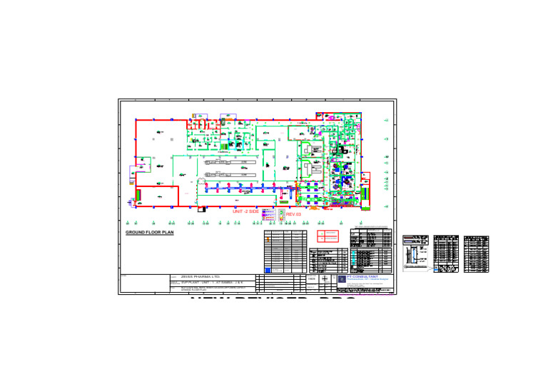 Aseptic Layout of Zeiss Pharma Unit - 1 | PDF