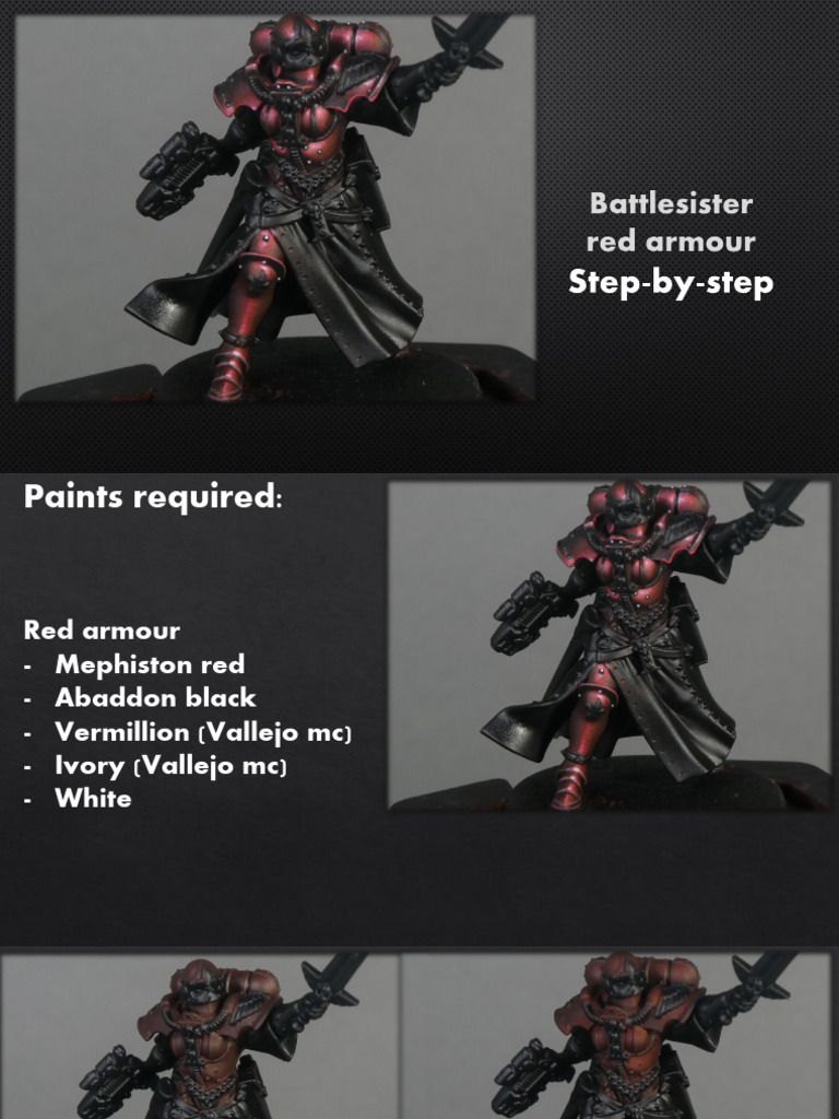 Battlesister Red Armour - Order of The Bloody Rose | PDF