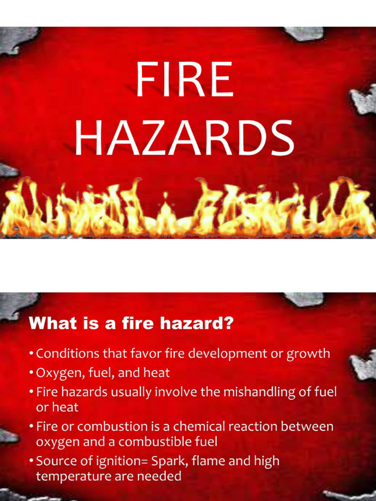 Fire Hazard DRRR | PDF