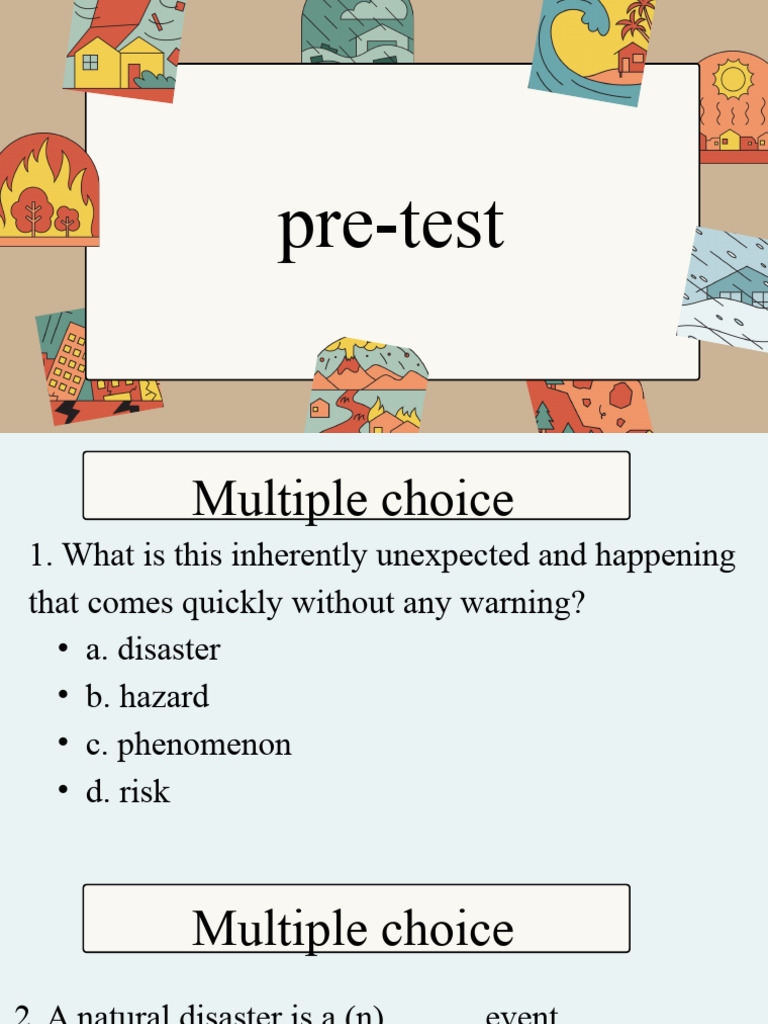 Natural Hazards and Disasters Earth Science Presentation in Colorful ...
