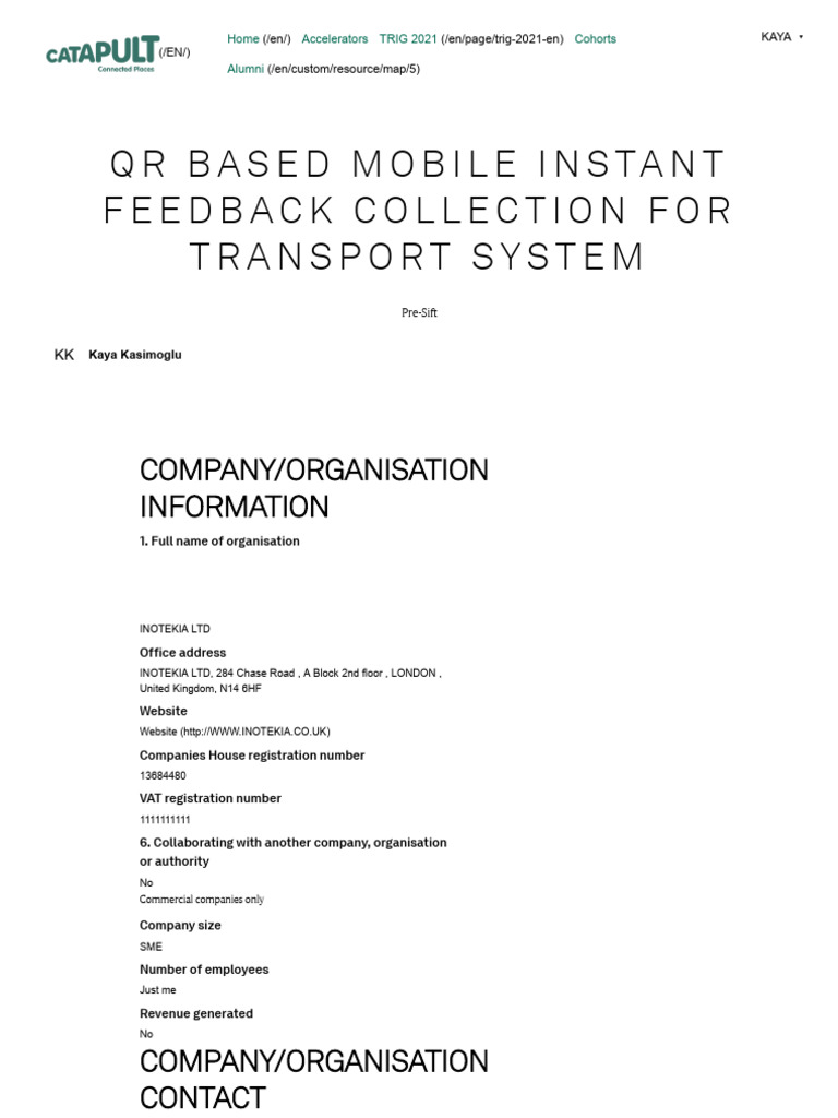 Submitted Proposal-DfT-QR To Connected Places Catapult Community ...