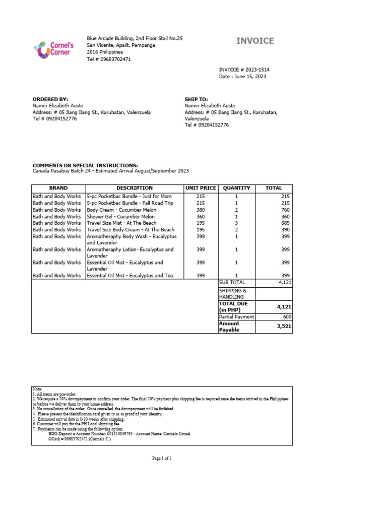 INVOICE-2023-1514.xlsx-Table-1 (2) | PDF