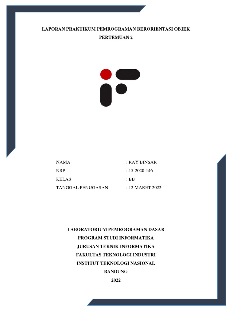 Laporan Praktikum OOP: Studi Kasus Penjual | PDF