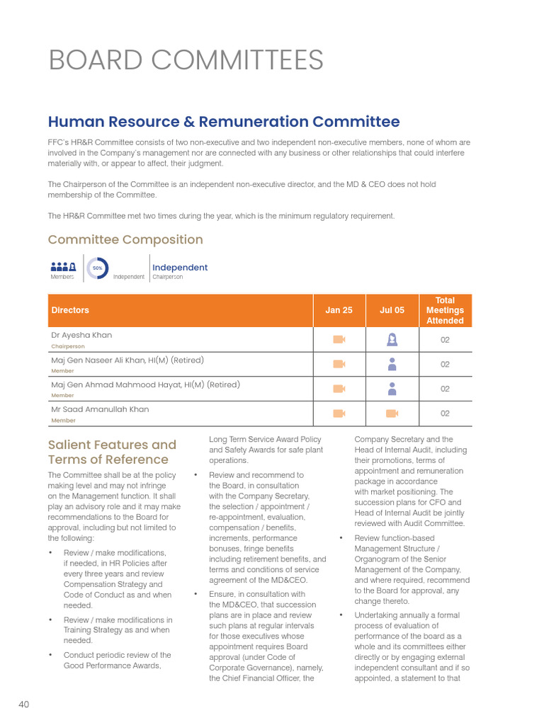 Board Committees: Human Resource & Remuneration Committee | PDF