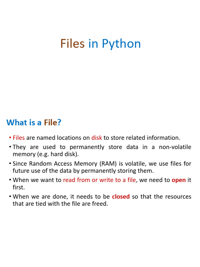 FILES | PDF | Computer File | Comma Separated Values