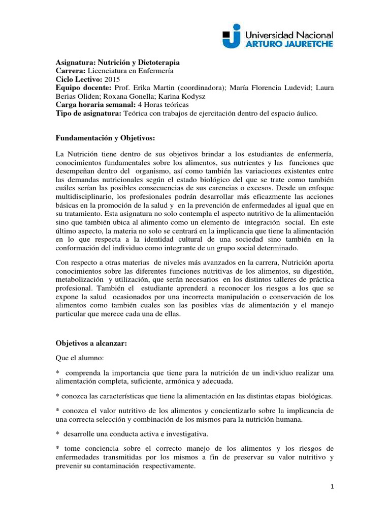 Nutricion y Dietoterapia | PDF | Nutrición | Dieta y nutrición