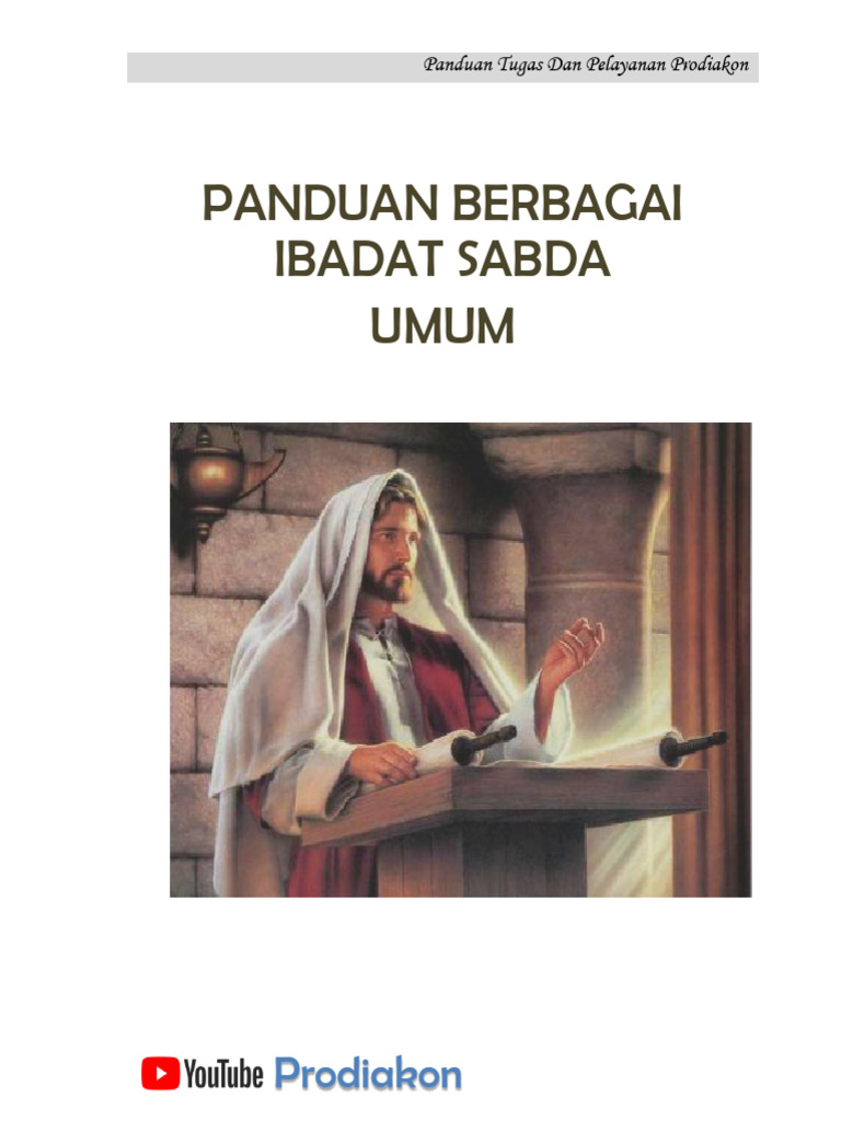 Panduan Berbagai Ibadat Sabda Umum | PDF