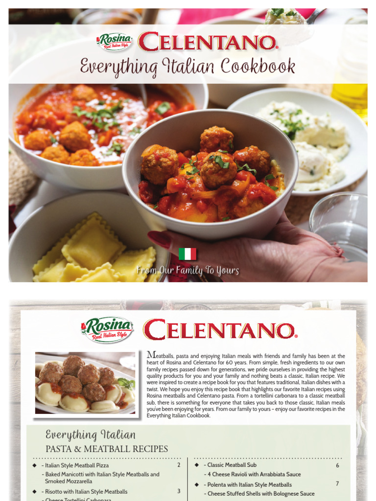 Rosina_Celentano_Everything_Italian_Cookbook | PDF | Tomato Sauce | Pasta