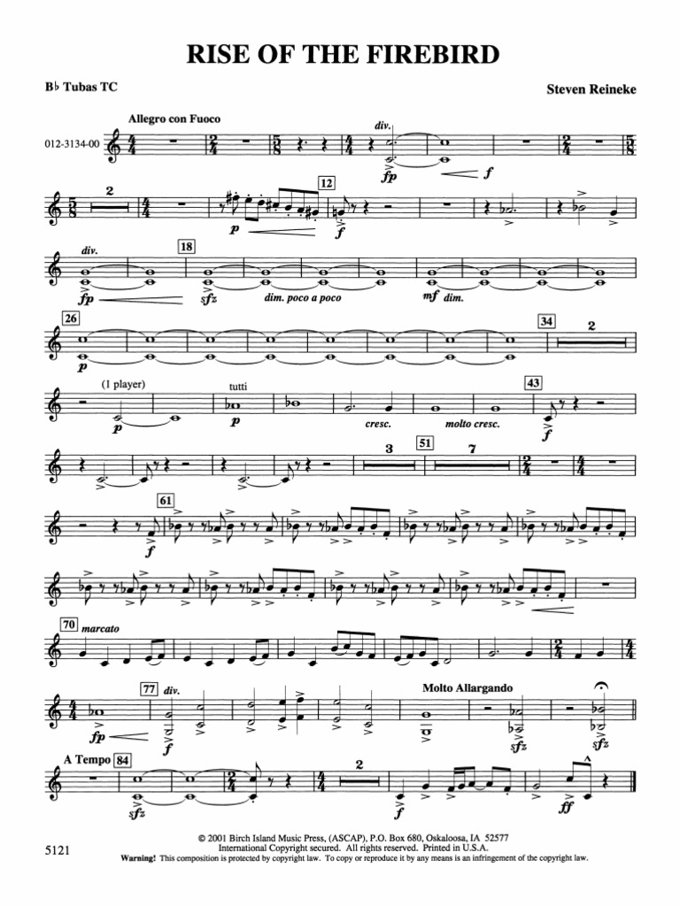 FIREBIRD-Bb TUBAS TC | PDF