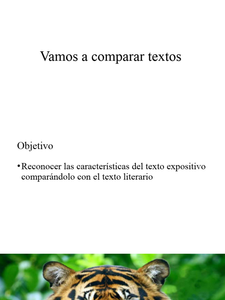 Vamos A Comparar Textos 10 Agosto | PDF
