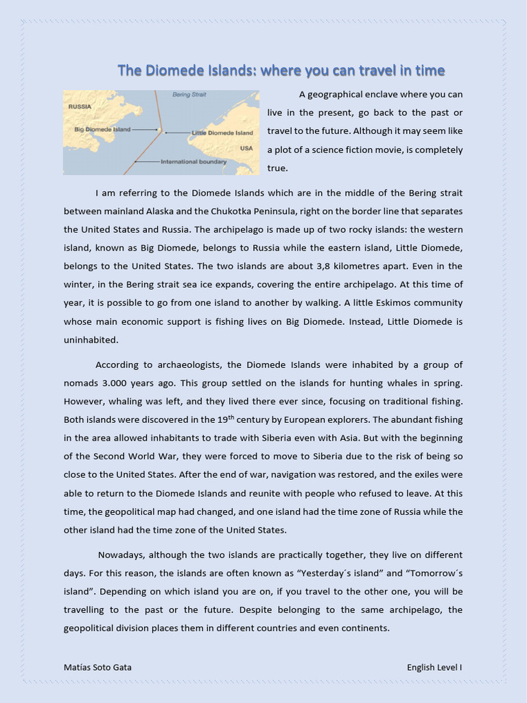 The Diomede Islands | PDF