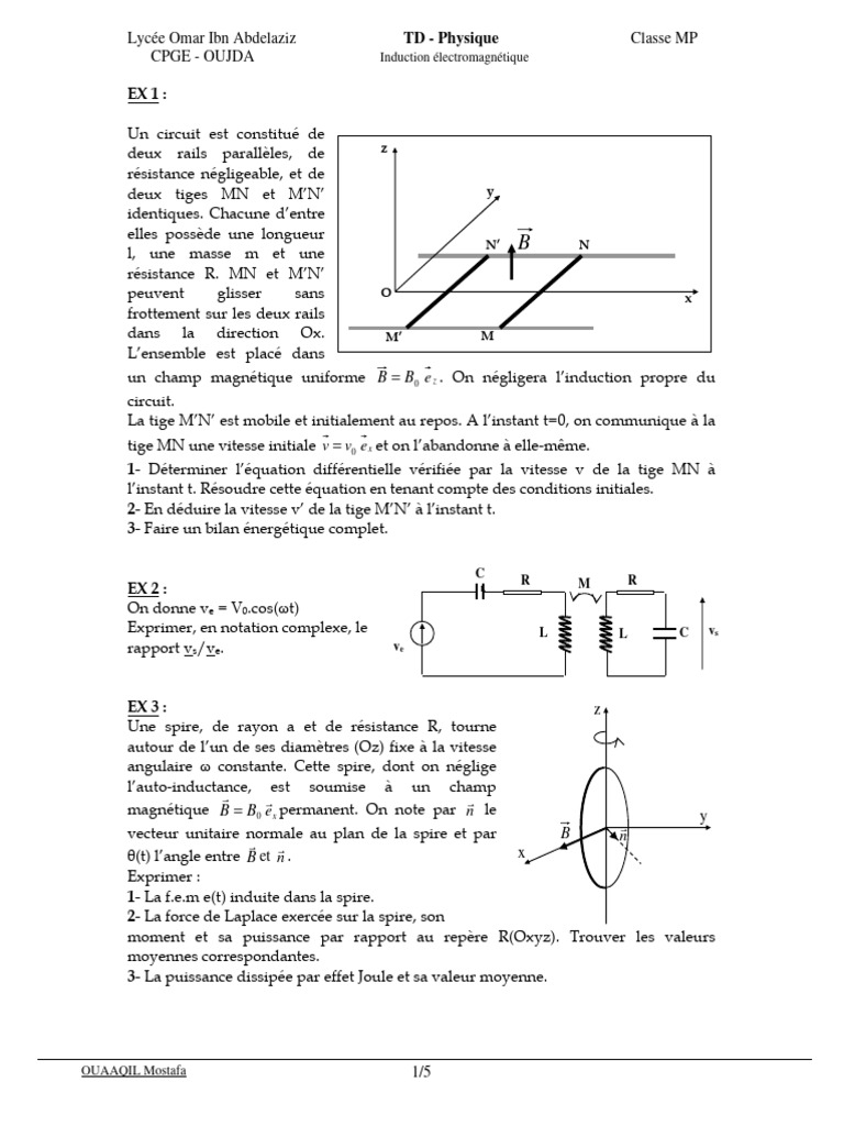 TD Induction 2023-2024 | PDF
