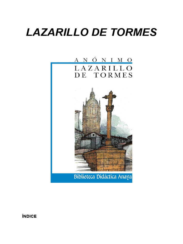 Lazarillo de Tormes | PDF | Renacimiento | imperio Otomano
