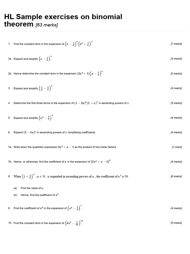HL SEE Binomial | PDF | Algorithms | Applied Mathematics HL SEE Binomial | PDF | Algorithms | Applied Mathematics