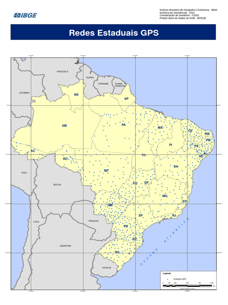Mapa Redes Etaduais GPS | PDF