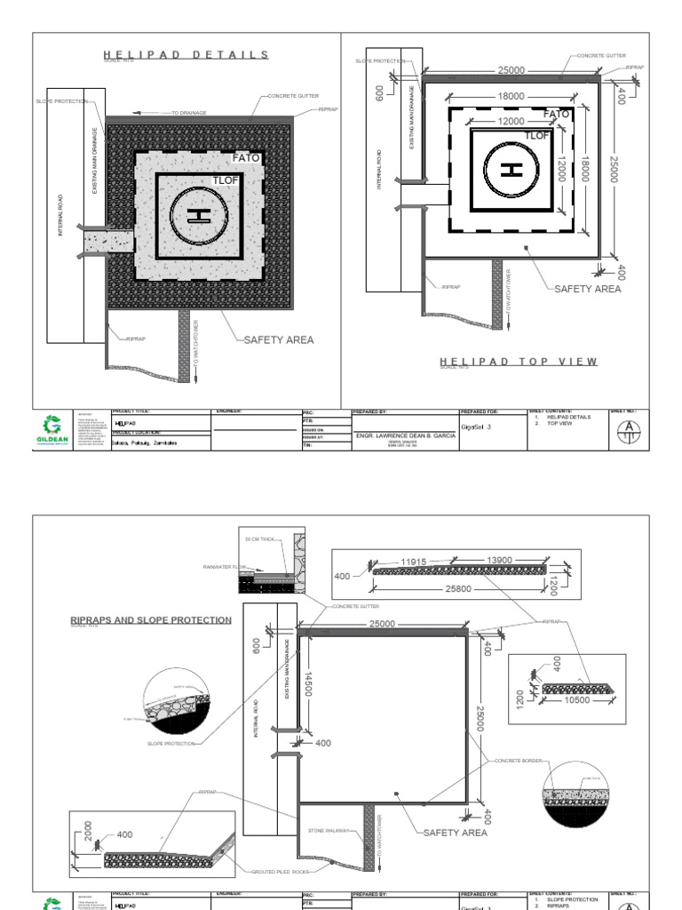 Helipad Asbuilt | PDF