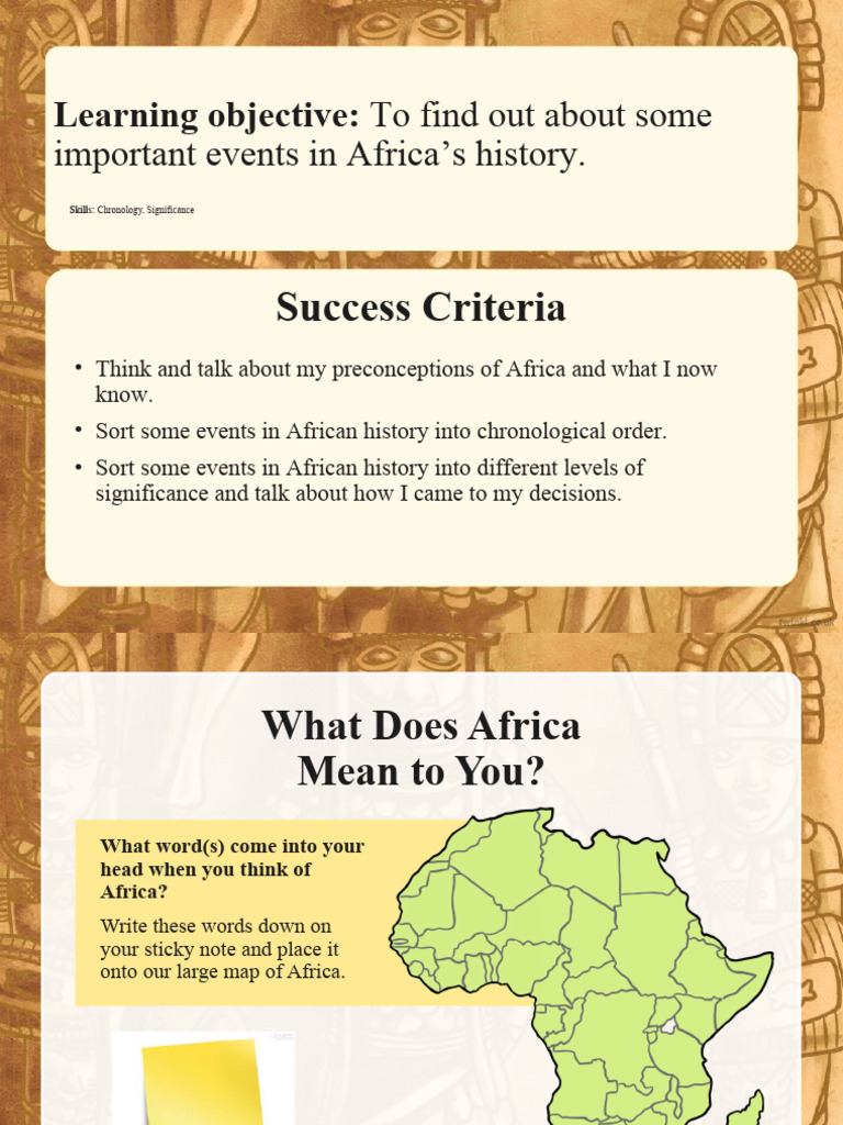 L1 - Africa's Past | PDF L1 - Africa's Past | PDF