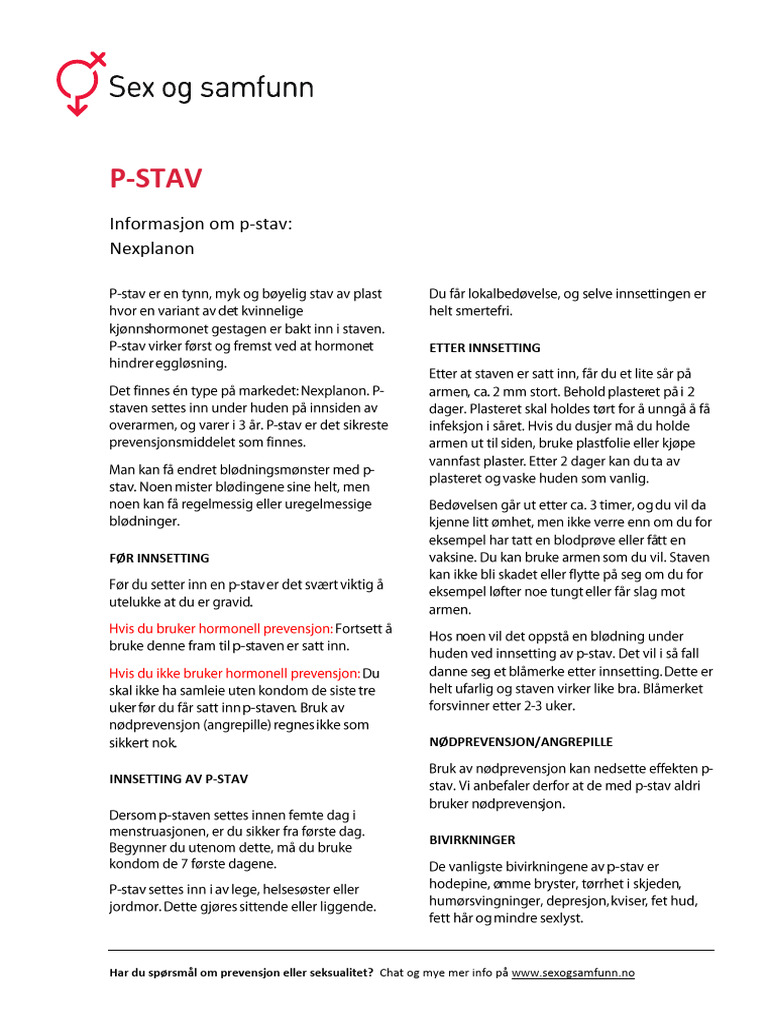 Brukerinfo P Stav | PDF