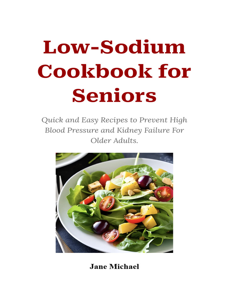 Low Sodium Cookbook For Seniors | PDF