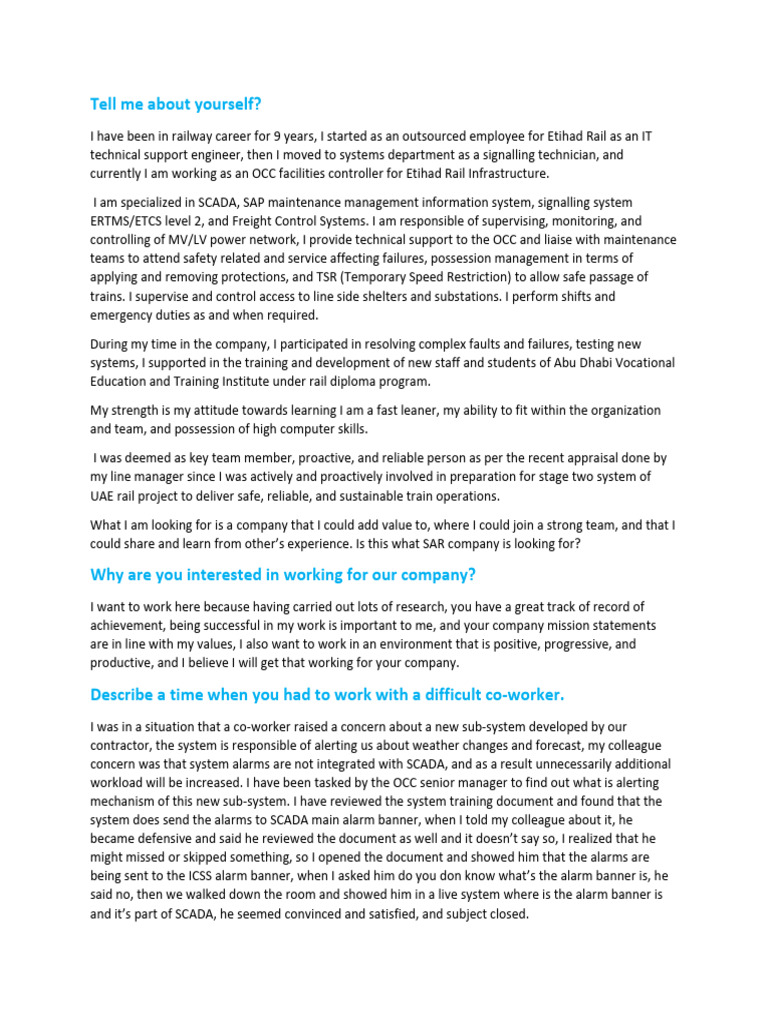 Interview Questions & Answers | PDF