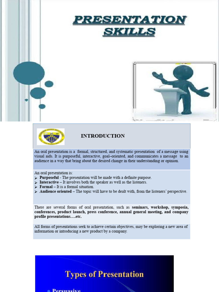 Presentation Skills | PDF | Public Speaking | Information