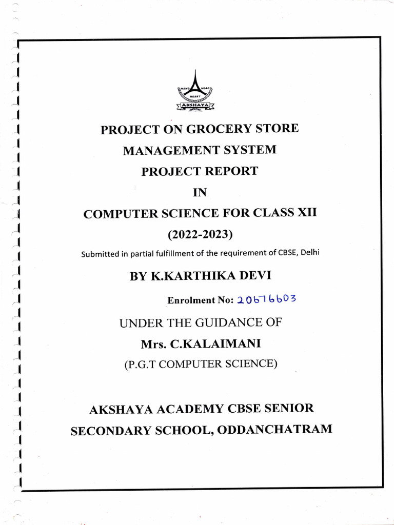 CS Project | PDF