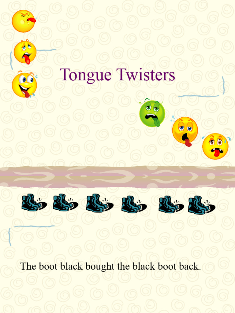 Tongue Twisters 1 | PDF