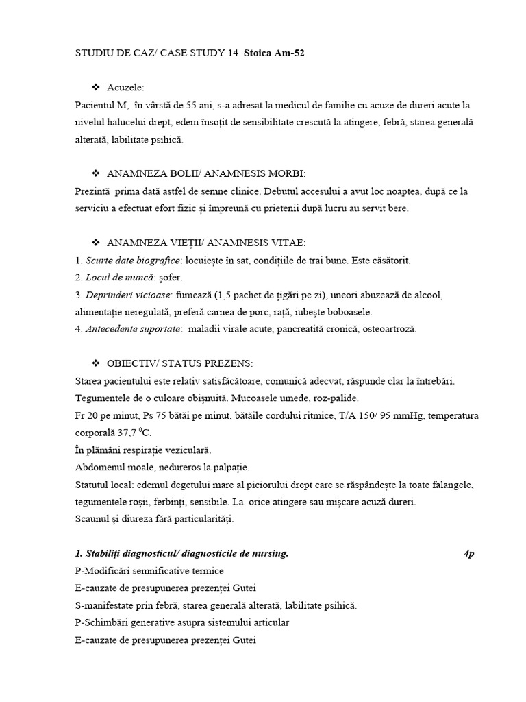 Studiu de Caz nr.14 | PDF