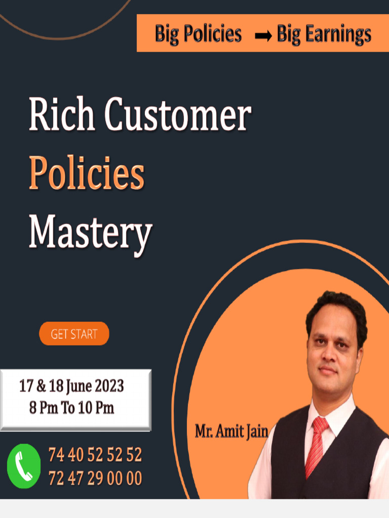 Rich Customer Brochure - English | PDF